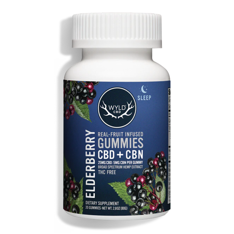 WYLD CBD+CBN Broad Spectrum Elderberry Sleep Gummies | Heal Tree CBD WYLD CBD+CBN Broad Spectrum Elderberry Sleep Gummies | Heal Tree CBD
